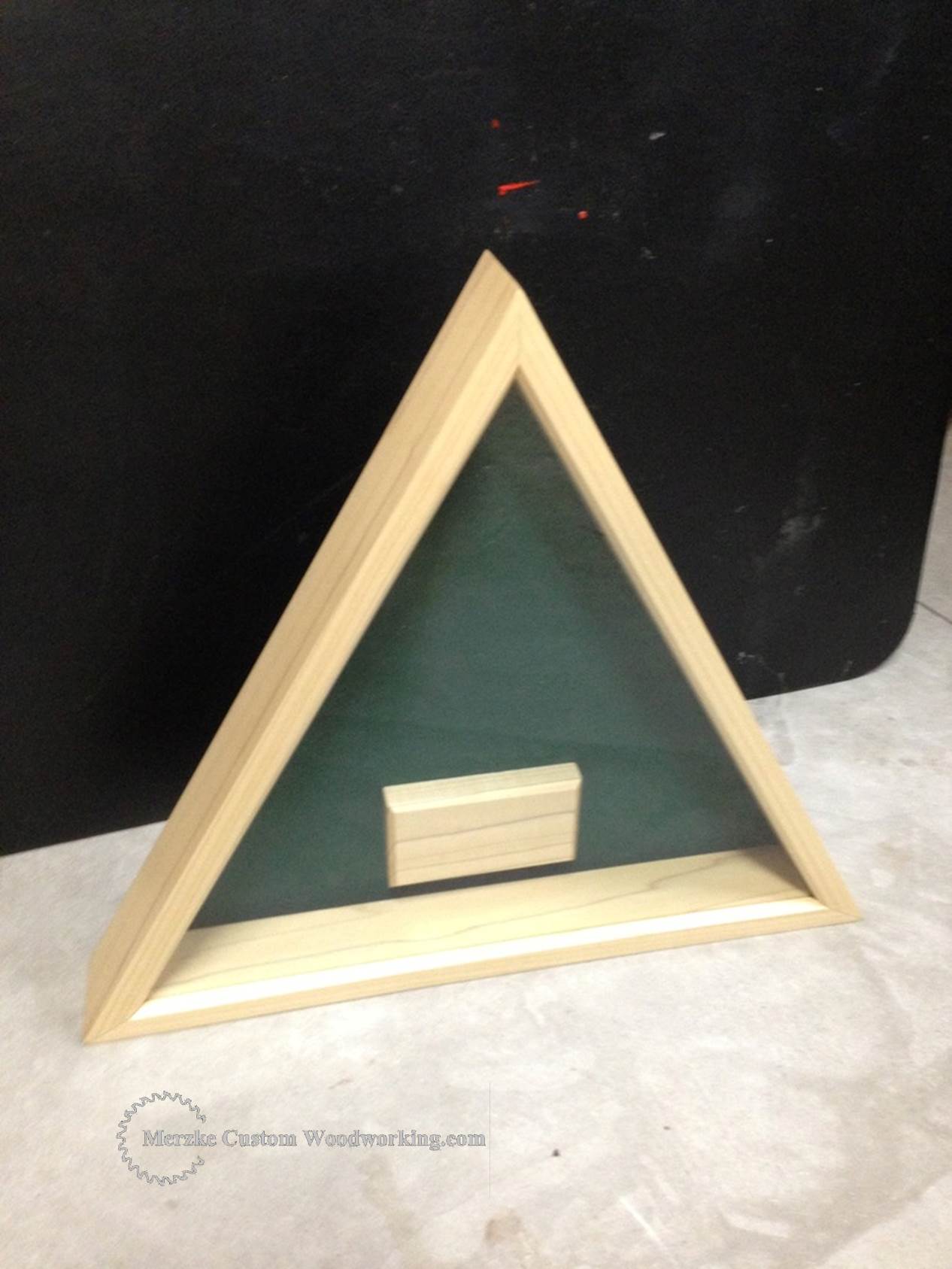 Triangle Display Box – Merzke Custom Woodworking
