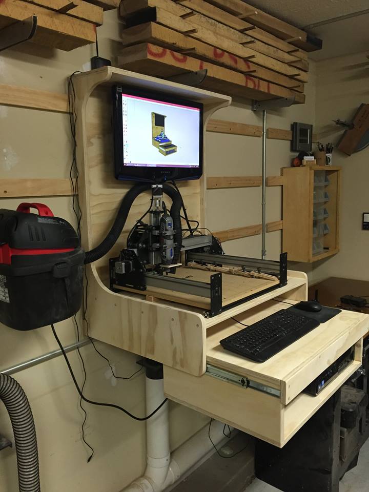 Computer/CNC Workstation – Merzke Custom Woodworking